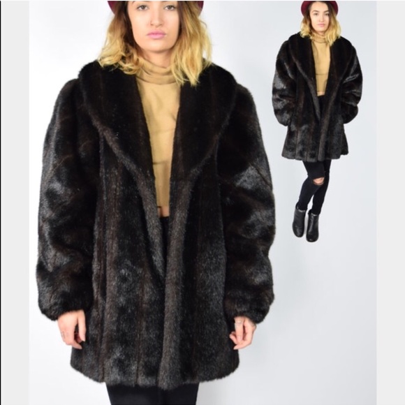 Mark Reed | Jackets & Coats | Mark Reed Vintage Dressy Faux Fur Olefin ...